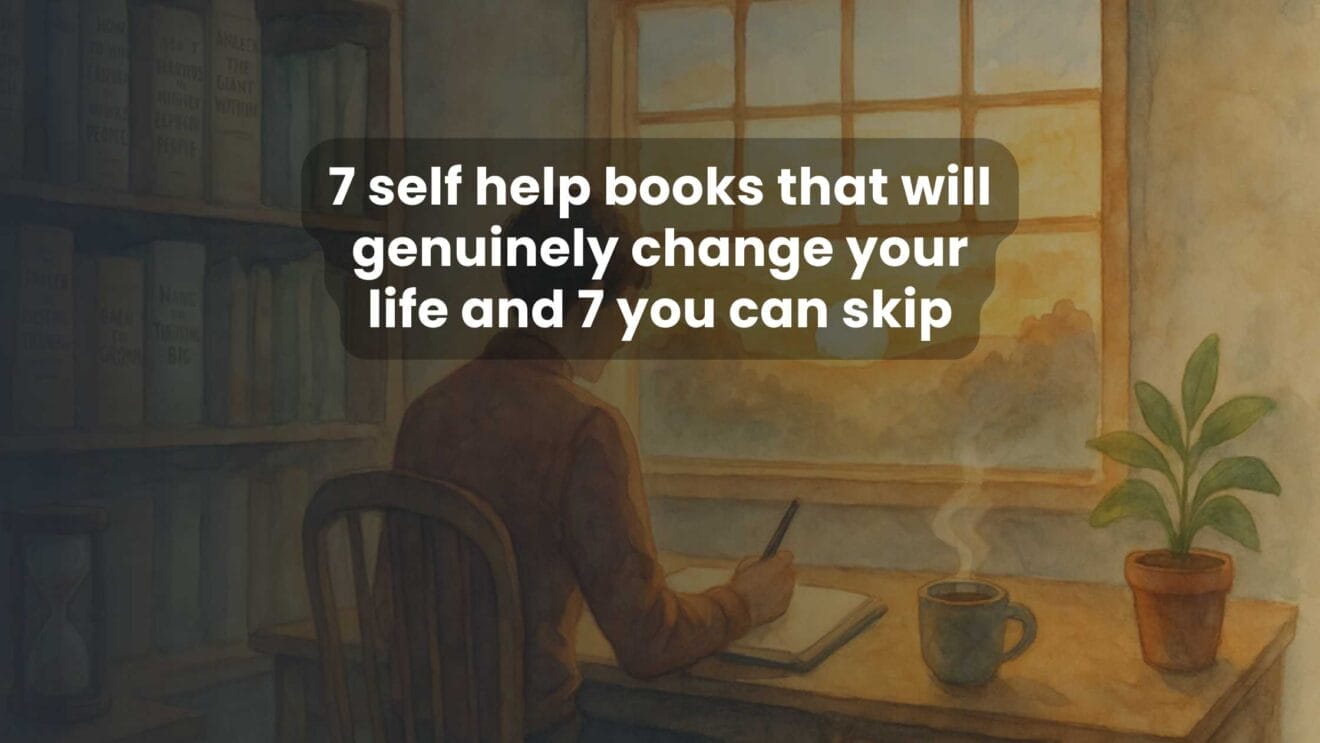 7 self help books that will genuinely change your life and 7 you can skip